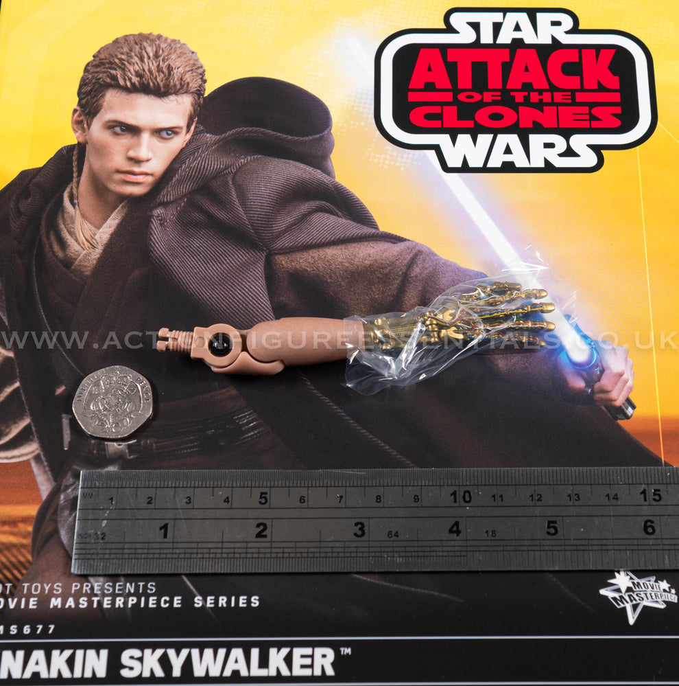 Anakin Skywalker Mechno Arm Cyborg Robotic Hot Toys MMS677 Star Wars A ...