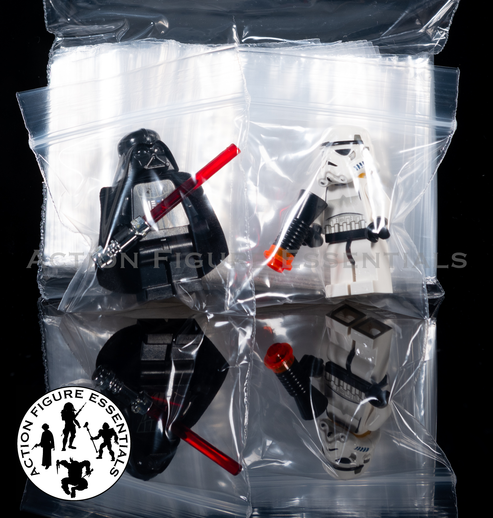 100 Acid Free Storage Bags for LEGO Minifigures, Accessories & Small C ...