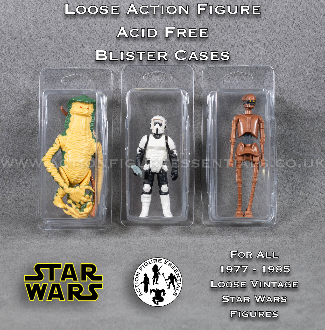Action Figure Blister (Clamshell) Cases ACID FREE for Loose Vintage St ...